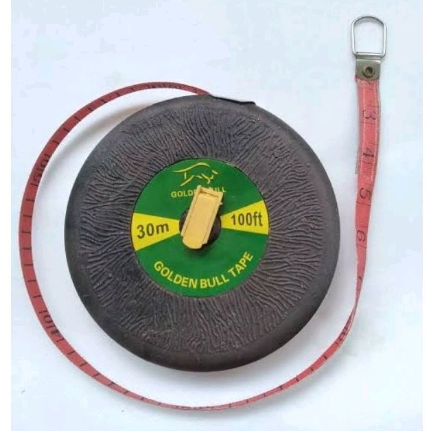 Golden BULL Roll Meter Round Cloth Meter Roll 50 Meters | Shopee Malaysia