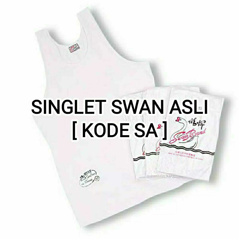 ORIGINAL SWAN SWAN SWAN SINGLET SA CODE | Shopee Malaysia