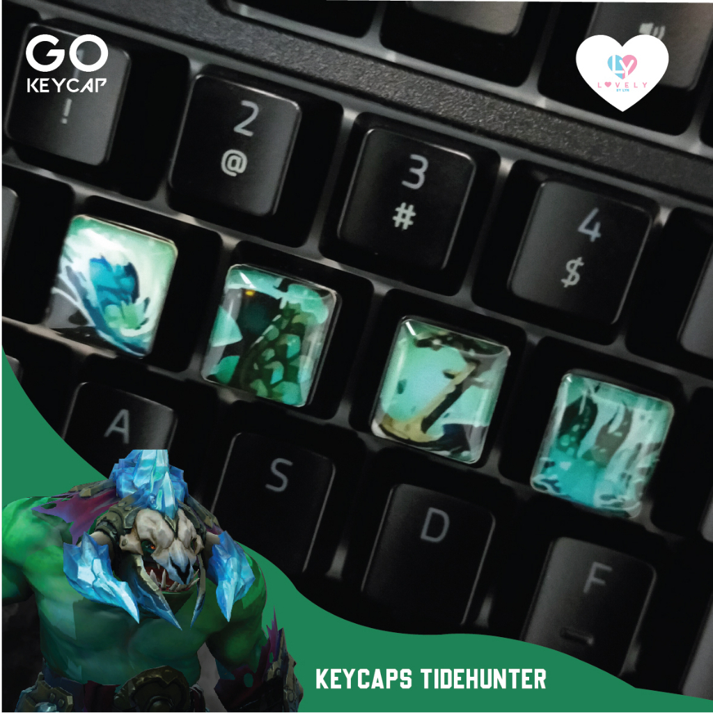 Keycaps PBT Dota 2 Ability Tidehunter | Go KEYCAPS | Shopee Malaysia