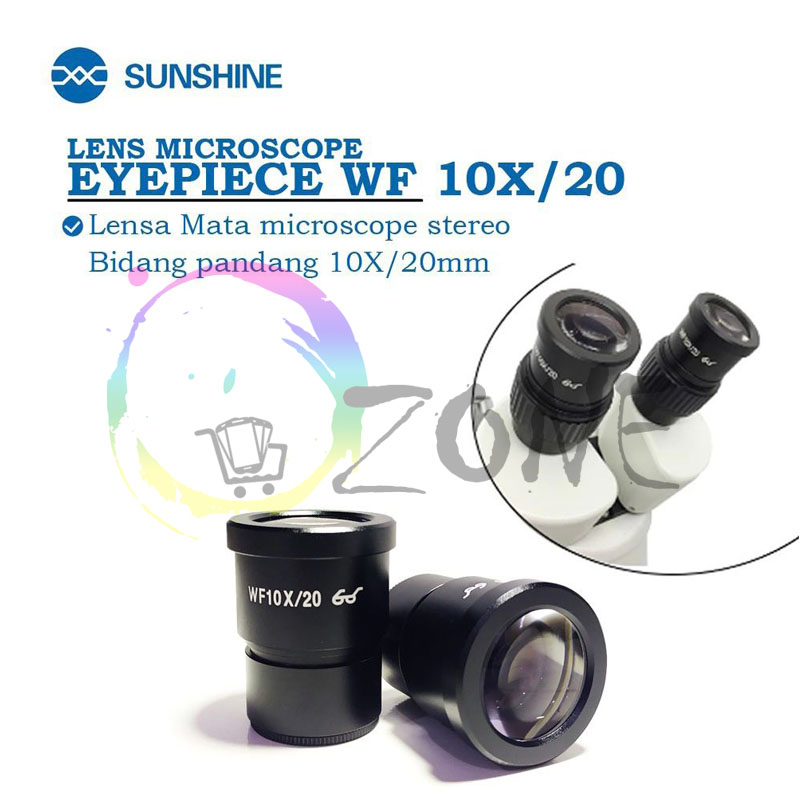 MATA Stereo MICROSCOPE EYEPIECE LENS - WF 10X/20. EYEPIECE LENS ...