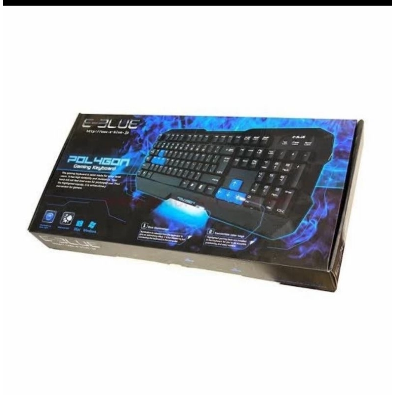 Eblue polygon gaming keyboard | Shopee Malaysia