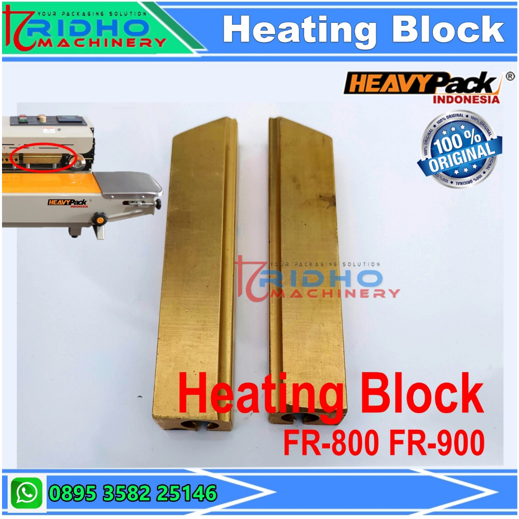 MESIN Heating Block / Heating Block continuous band Sealer machine FR ...