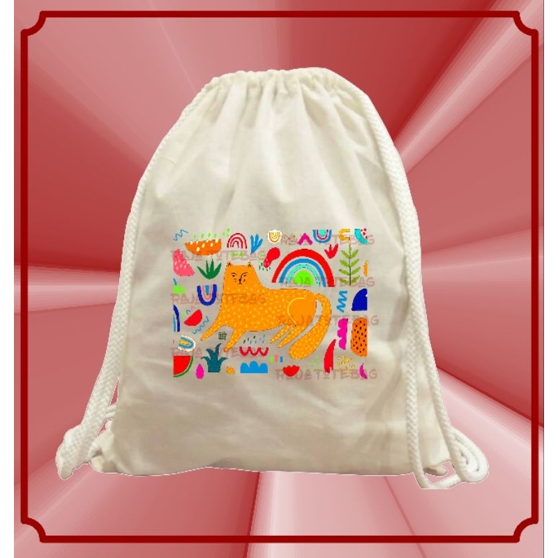 (Can be customized as you like) drawstring bag string bag made of ...