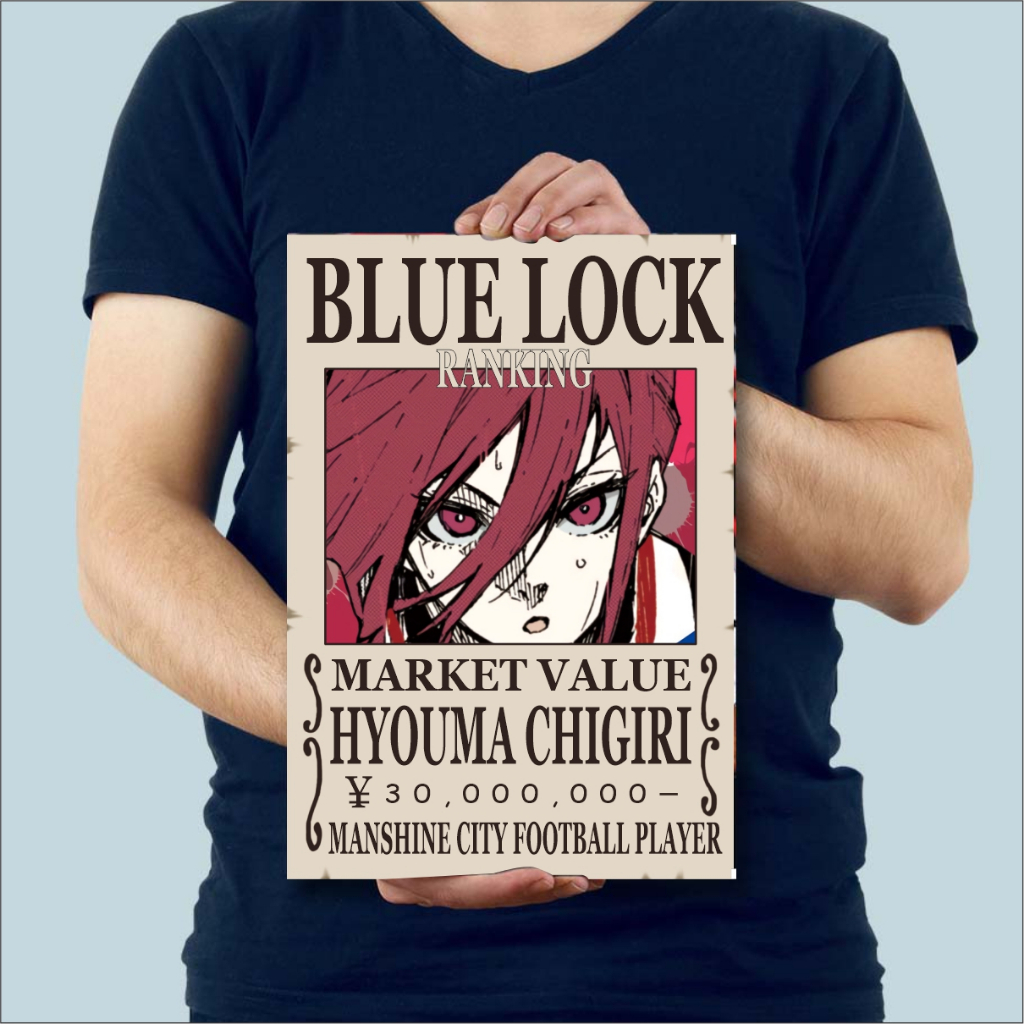 Poster Collection A4 Anime Blue Lock Ranking - Bounty Poster Decoration ...