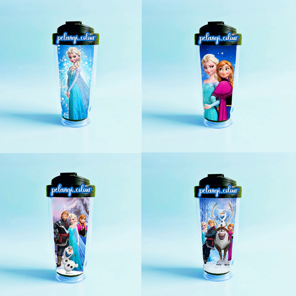 Elsa Anna Frozen Tumbler/Elsa Anna Frozen Drink | Shopee Malaysia