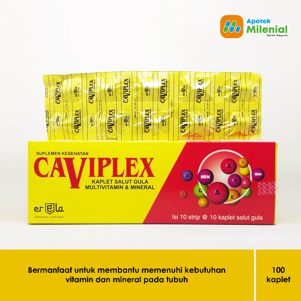 Caviplex 100caplet box Multivitamin And Mineral/Maintain Body Health ...