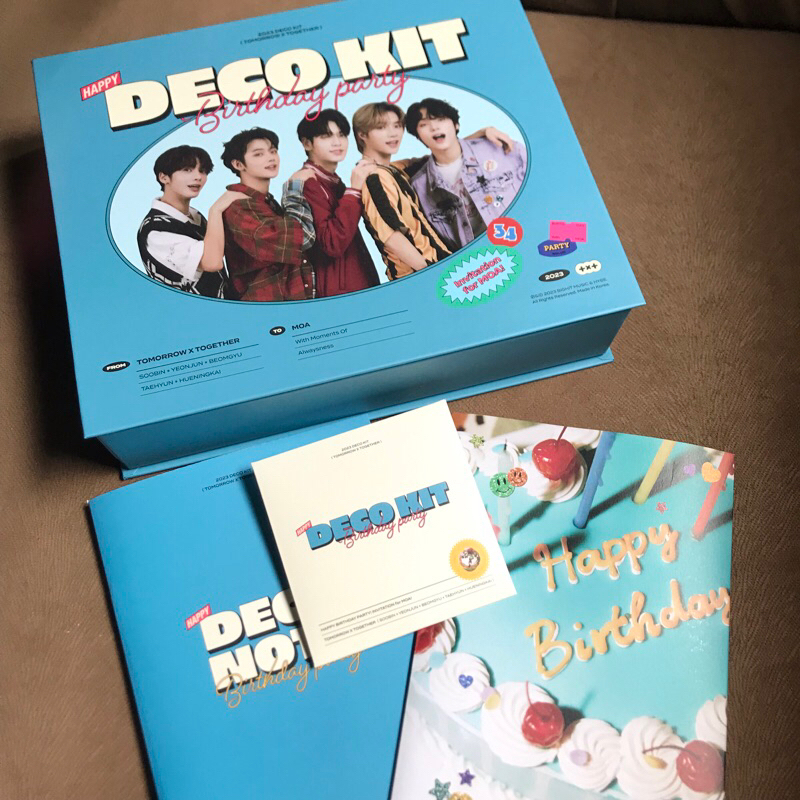 Txt Official Merchandise Sharing Deco Kit Birthday Party 2023 Member ...