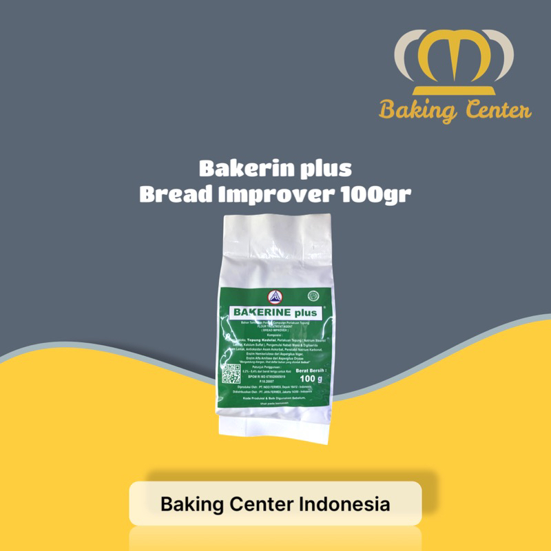 Bakerine Plus Bread Improver 100gr / Bakerin Plus Bread Softener 100gr | Shopee Malaysia