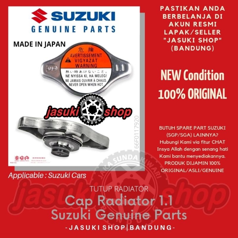 Radiator Cap 1.1 Suzuki APV Swift SX4 Baleno Karimun Box Ertiga Aerio ...