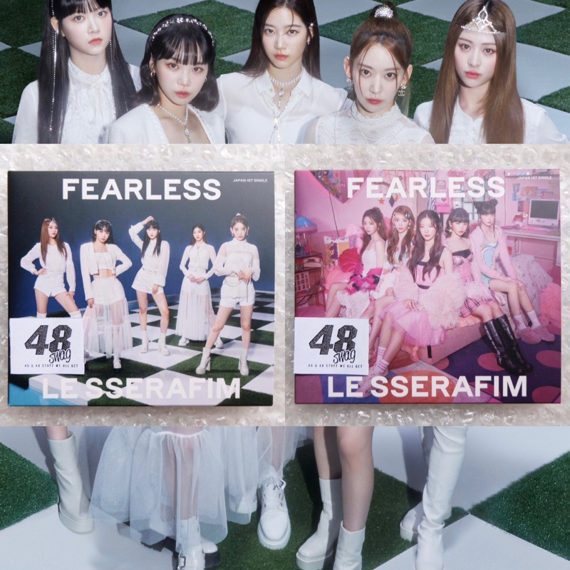 Lesserafim Japan Single - FEARLESS Limited Edition Type A & B Unsealed ...