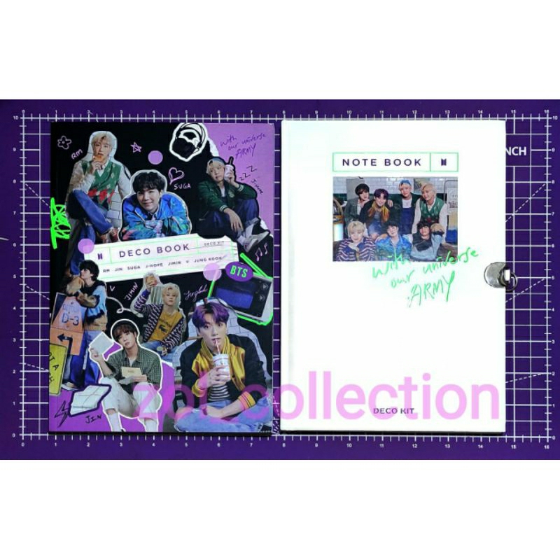 Deco KIT BTS PHOTOBOOK And NOTEBOOK BTS OFFICIAL | Shopee Malaysia