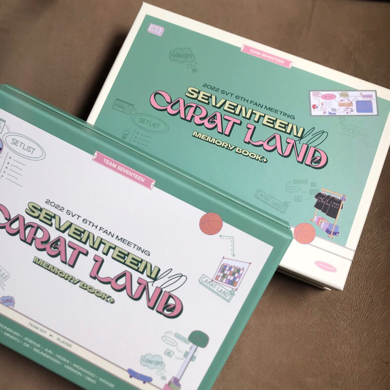 Sharing Seventeen Official Merchandise Caratland Memory Book 2022 DVD & Digital Code Photocard ...