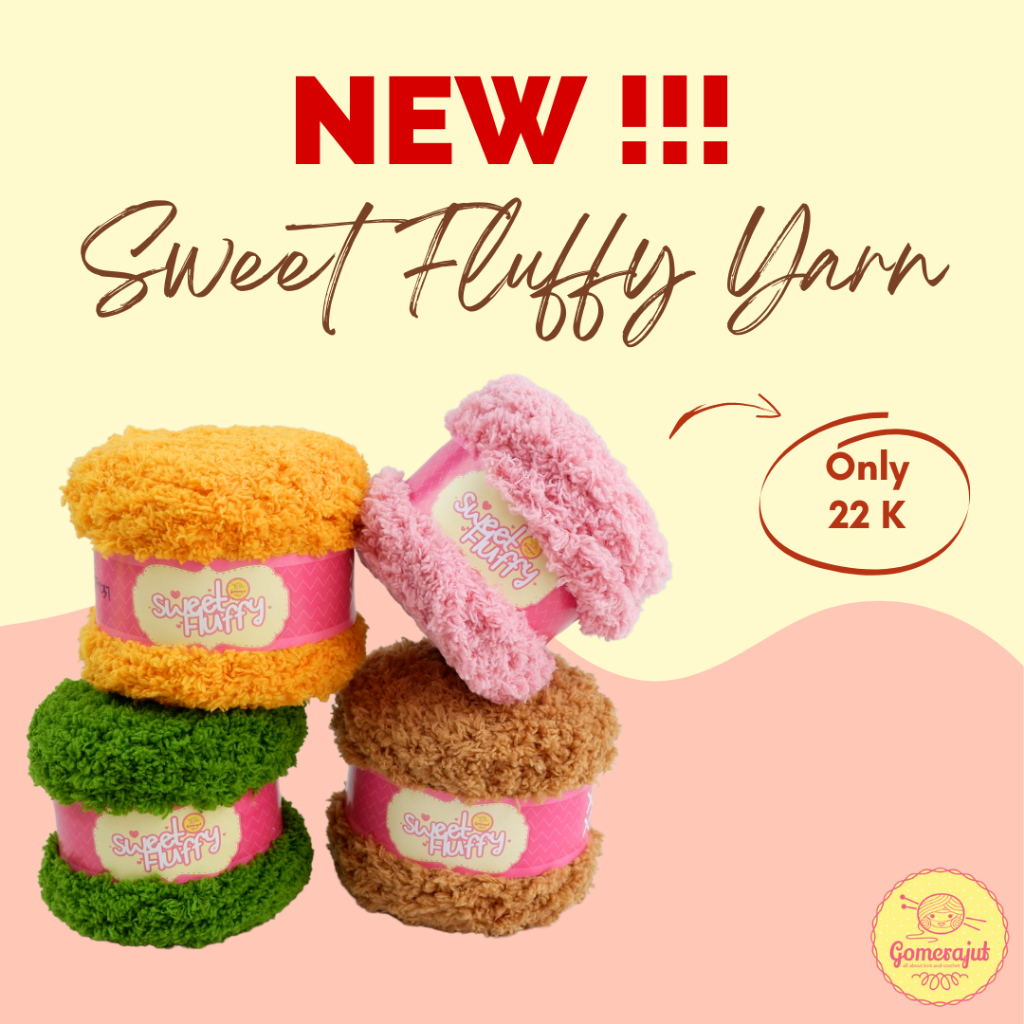 Gomerajut-sweet Fluffy Knitting Yarn | Shopee Malaysia