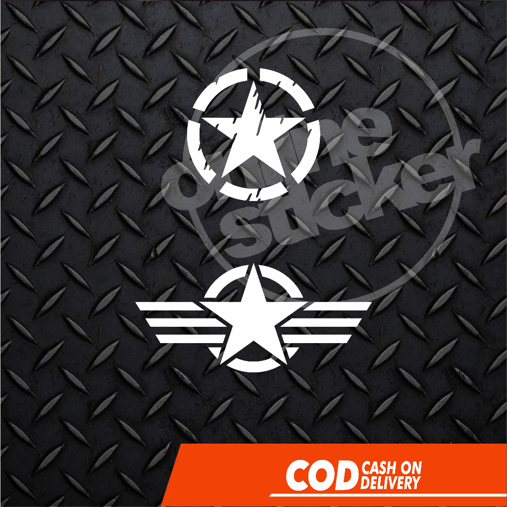Army star sticker | Cutting On | Shopee Malaysia