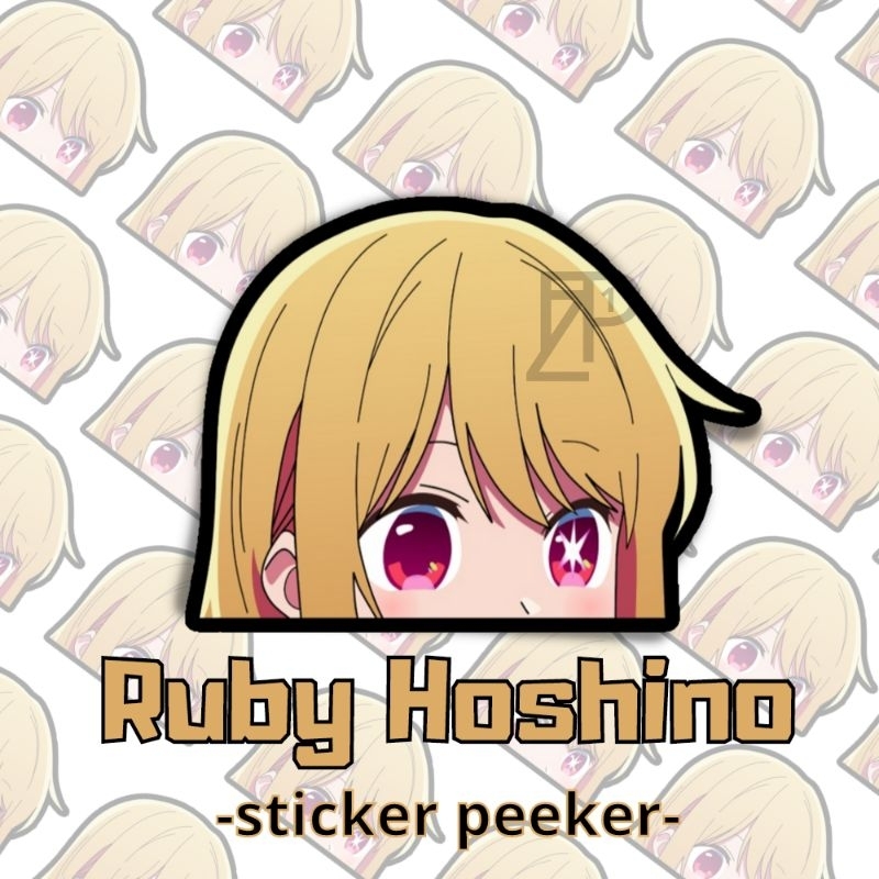 Sticker Peek ANIME RUBY HOSHINO OSHI NO KO (WATERPROOF) | Shopee Malaysia