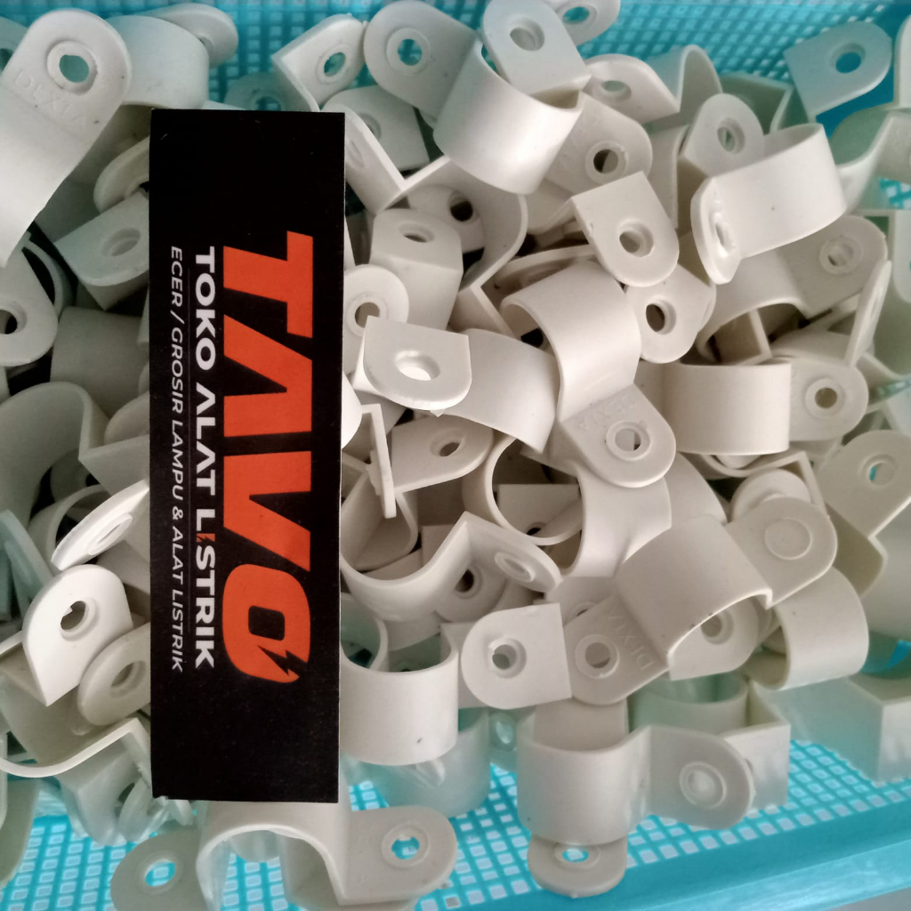 Pvc Conduit Pipe Clamps 20mm 20 mm DEXTA DX-113 Pipe Clamps | Shopee ...