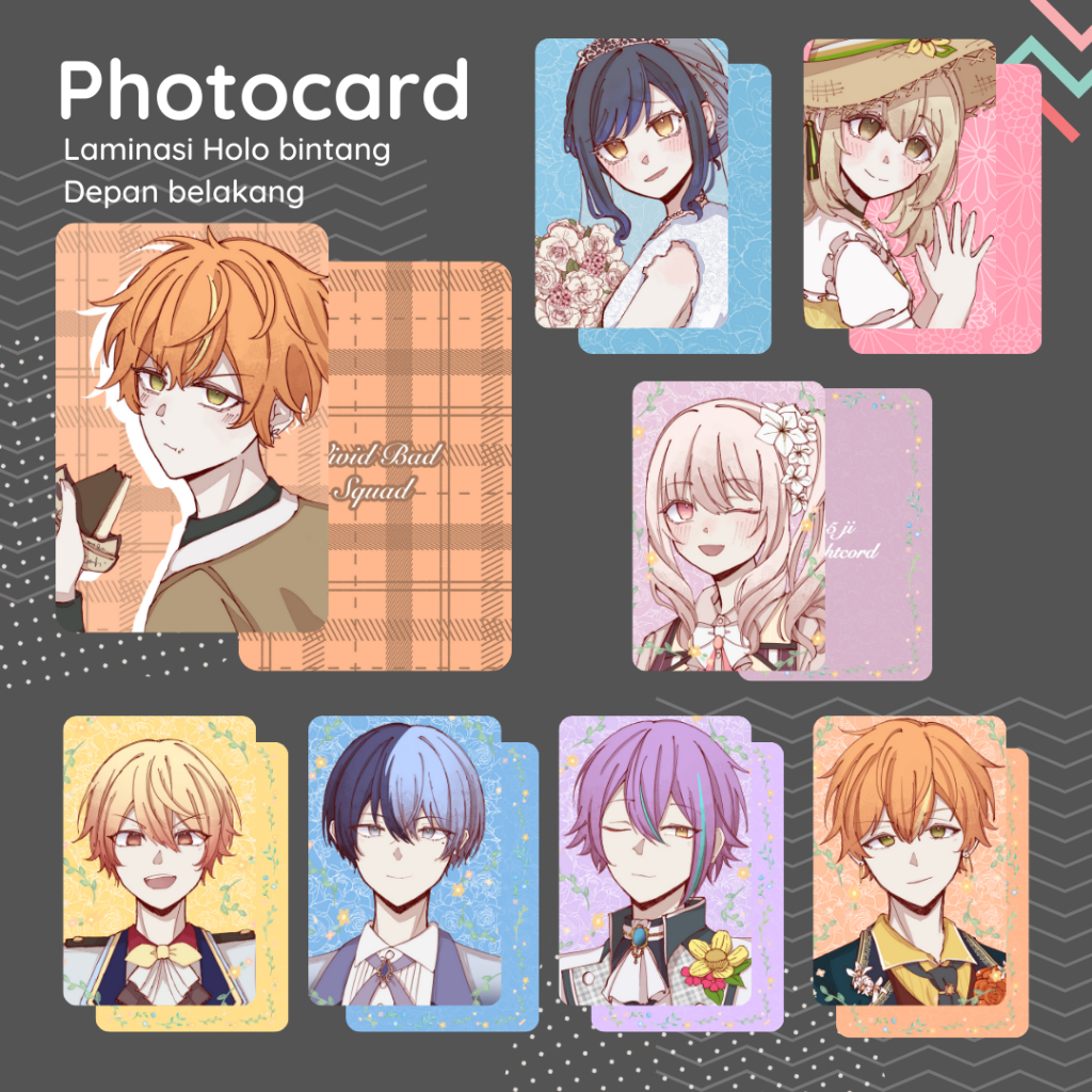 Sekai Photocard Project Akito, Toya, Mizuki, Tsukasa, Rui, An, Kohane ...