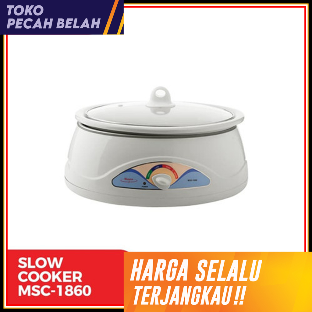 Maspion MSC-1860 Slow Cooker (6Liter) | Shopee Malaysia