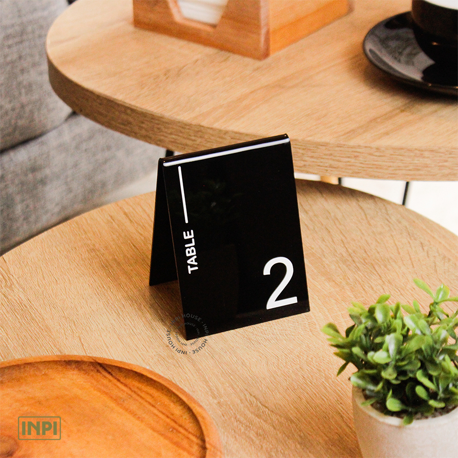 Table number set - acrylic table number - cafe And Restaurant - table ...