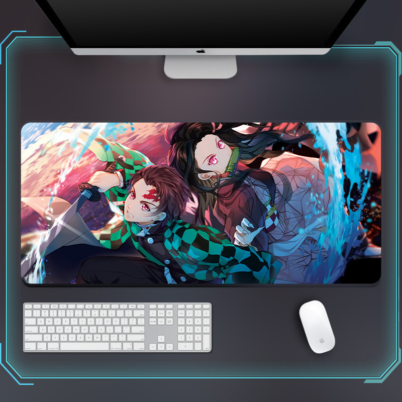 Kimetsu no yaiba tanjiro nezuko muichiro anime Mouse pad 80 x 30 ...
