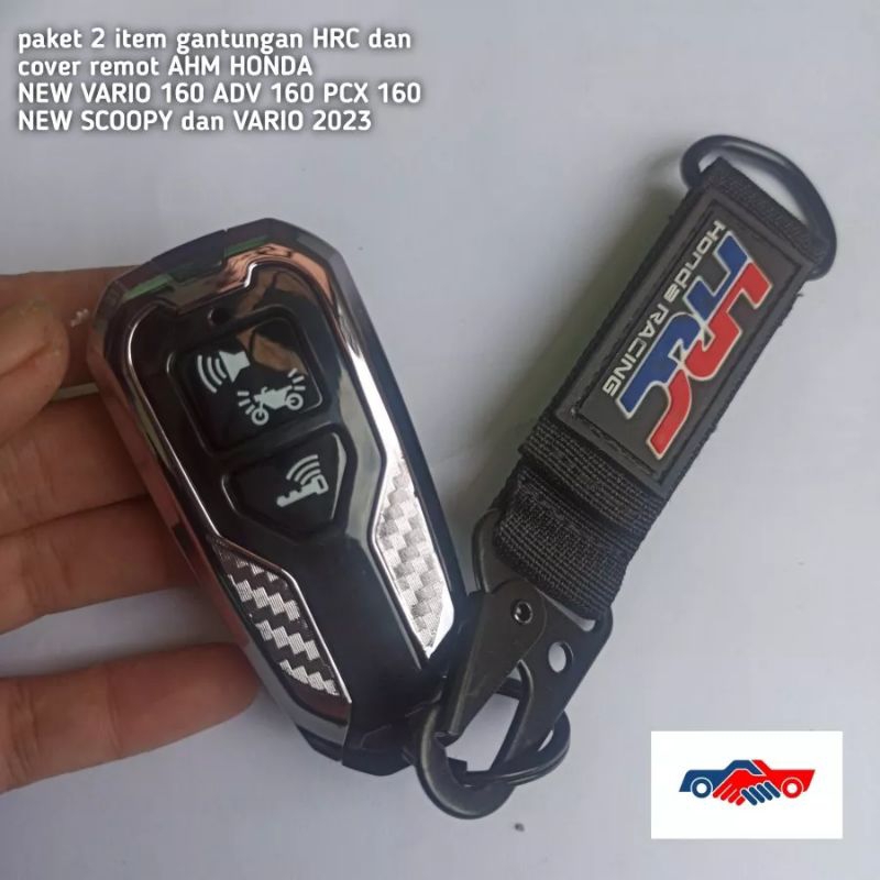 GANTUNGAN Hrc HONDA Keychain Package And REMOTE COVER ADV 160 VARIO 160 ...