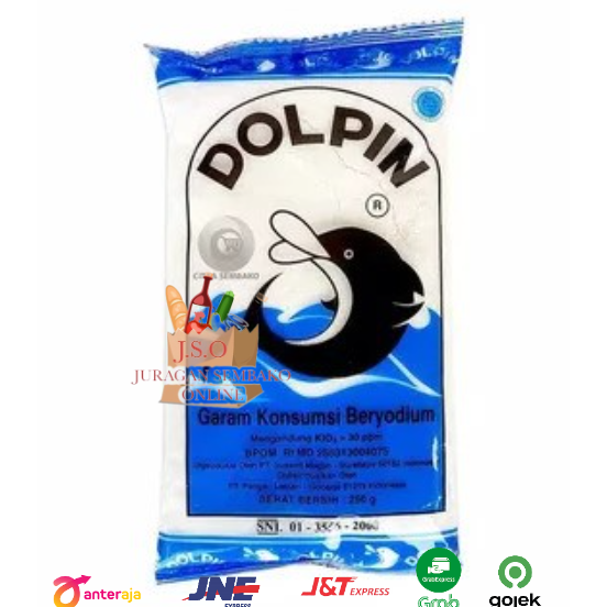 (JSO) DOLPIN Salt 250GR / Consumable Dolphin Salt / Kitchen Salt ...