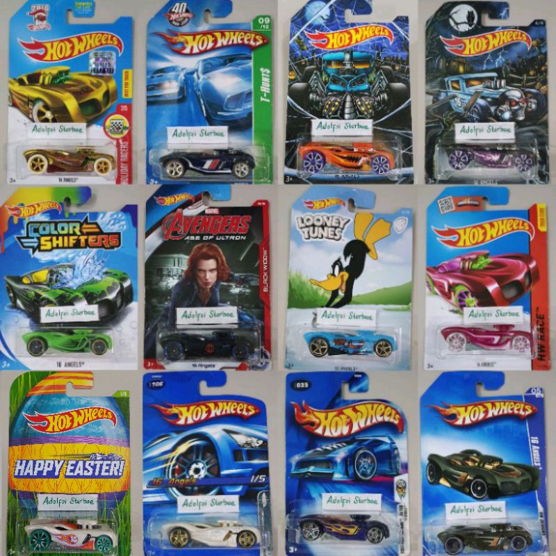 Hotwheels hot wheels 16 angels 16angels angel factory sealed short card ...