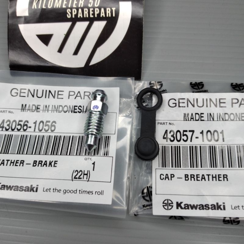 Original NINJA RR R KLX KAZE BRAKE CALIPER WIND DISPOSAL NEPEL BOLT ...