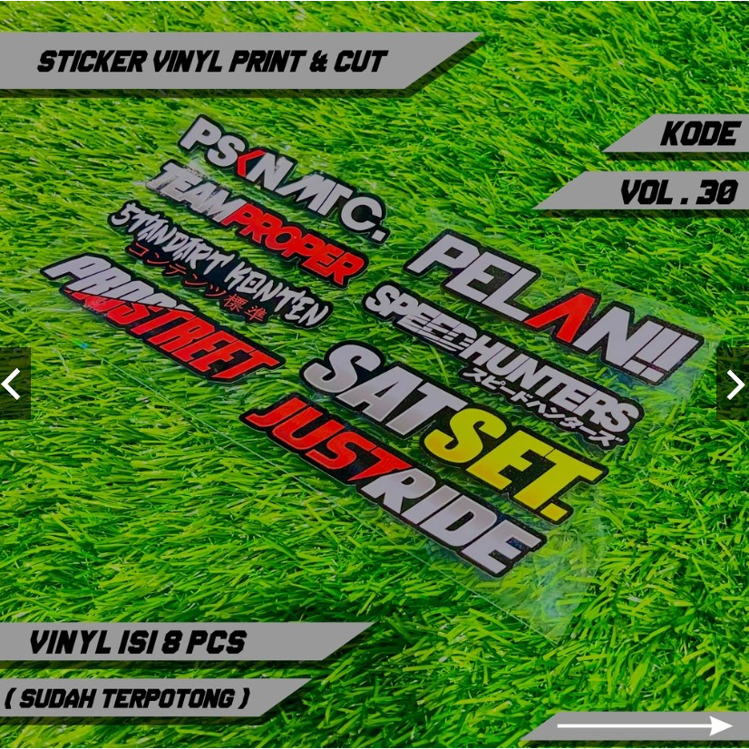 Sticker Printing Racing Vinyl Pack Print & Cut Motorcycle Racing ...