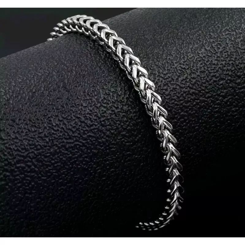 Men's TITANIUM CHAIN BRACELET, BOX MODEL, ANTI-RUST TITANIUM MATERIAL ...