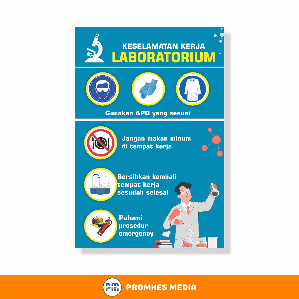 Health Posters, Laboratory Work Safety Posters, K3 | Shopee Malaysia