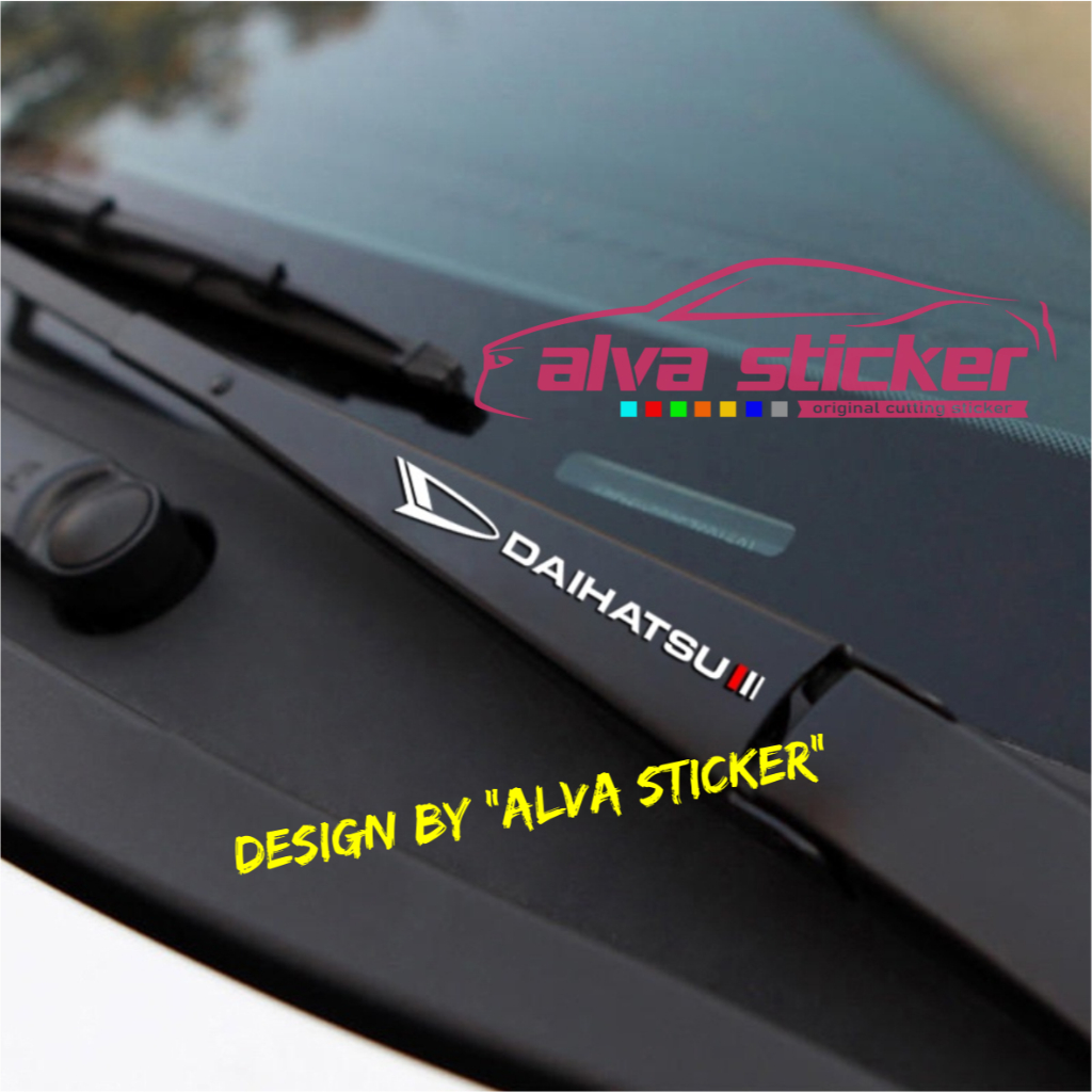 New design car wiper sticker daihatsu xenia sigra rocky terios sirion ...