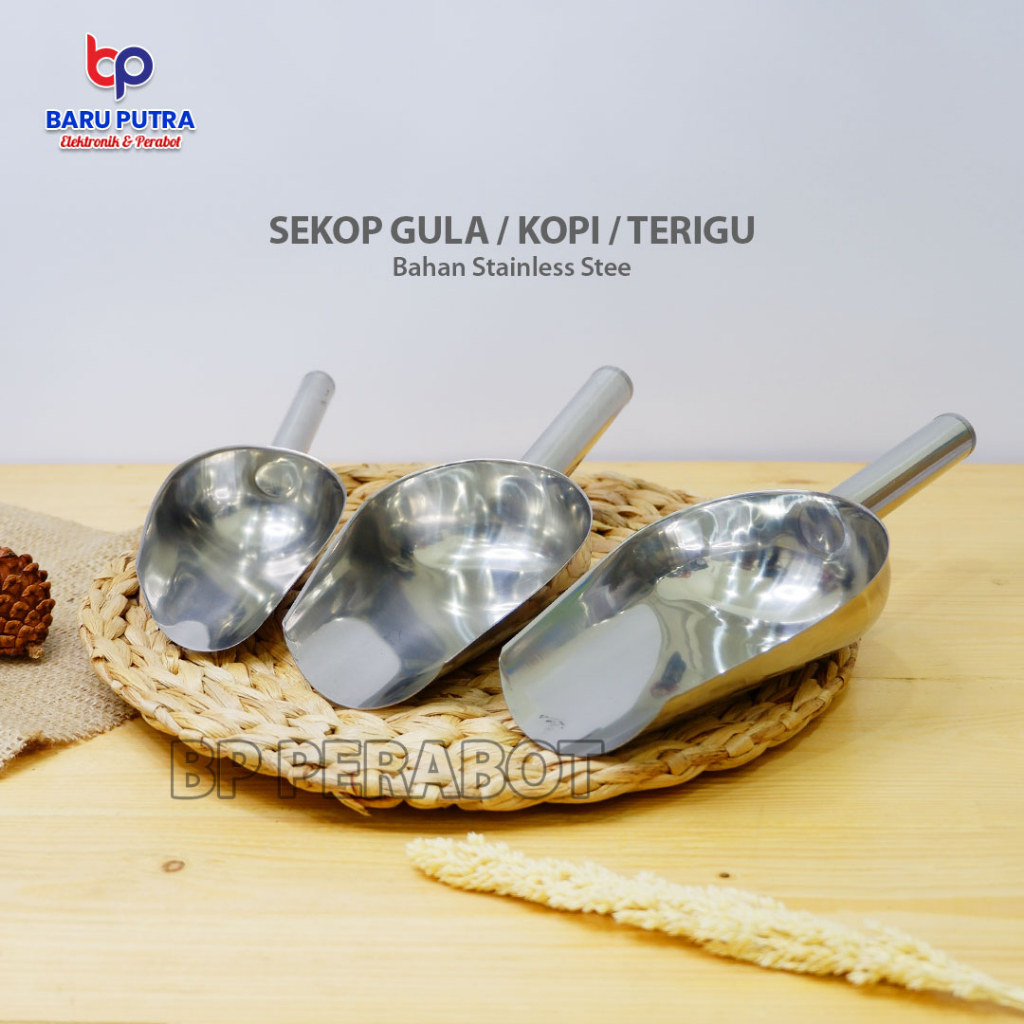 Ice Cube Shovel/Stainless Steel Flour Coffee Bean Scoop/Multipurpose ...