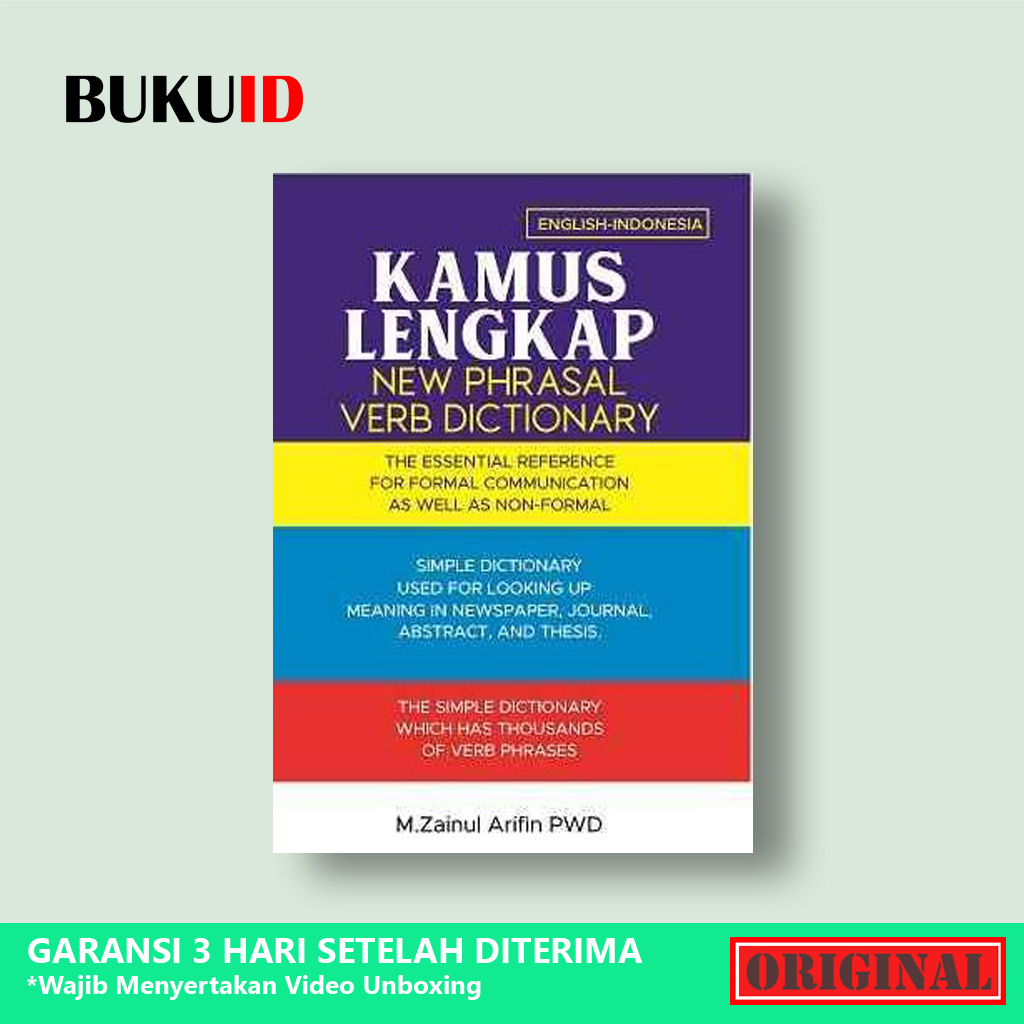Complete Dictionary New Phrasal Verb Dictionary (English-Indonesian) | Shopee Malaysia
