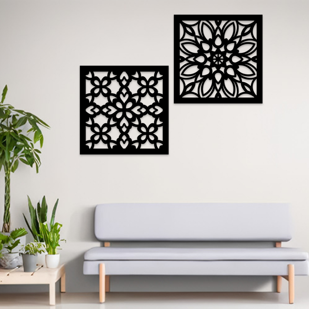 REALISTIC AESTHETIC BATIK WALL DECORATION (30X30) BATIK WALL DISPLAY ...
