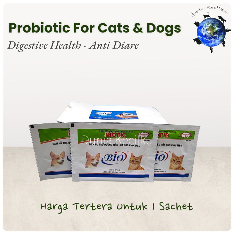 Biotic Pets Probiotic Powder for Dogs and Cats Effective in Treating ...