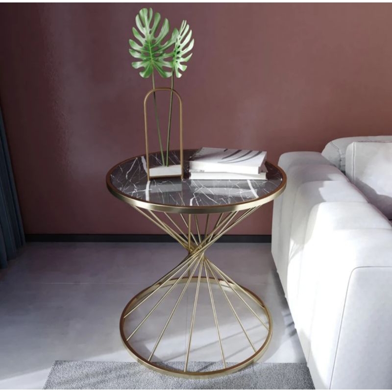 Coffee table | Corner Table | Modern Industrial Table | Shopee Malaysia