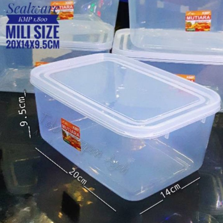 Kmp TRISULA MUTIARA Jar 1800ml FOOD BOX Multipurpose Clear FOOD ...