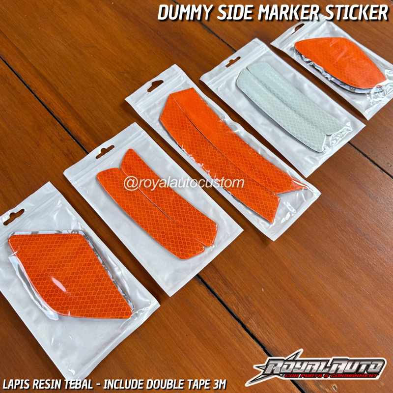Dummy SIDE MARKER STICKER REFLECTOR FRONT BUMPER SIDE PART WRANGLER ...