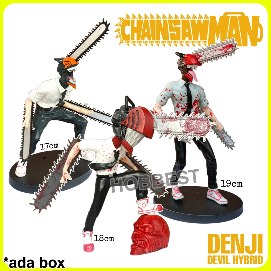 Action Figure CHAINSAW MAN: DENJI DEVIL HYBRID - Miniature Cake Topper ...