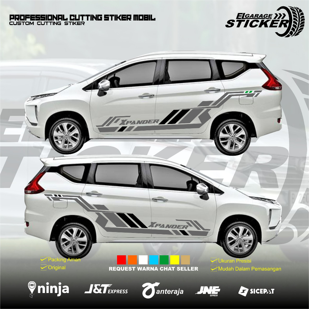 Mitsubishi xpander Car Sticker cutting Side body Sticker all xpander ...