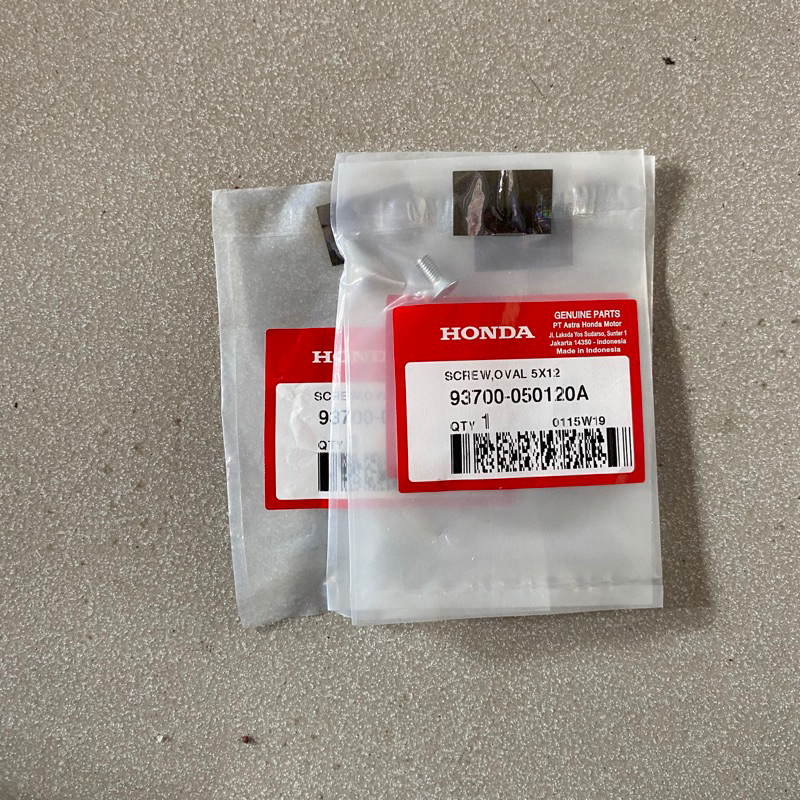 93700050120A Bolt (Tapping Screw 5X12) – Honda CB150 Verza, CRF 150L ...