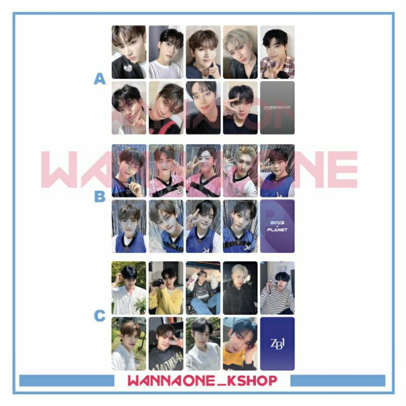 Photocard ZB1 SELCA zerobaseone boys planet | Shopee Malaysia