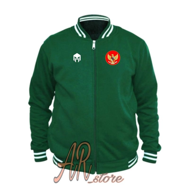 MERAH Indonesian JACKET RED LOGO LATEST TIMNAS FOOTBALL JACKET | Shopee ...