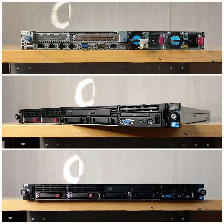 Hp PROLIANT DL360 G7 RACKMOUNT 1U SERVER | Shopee Malaysia