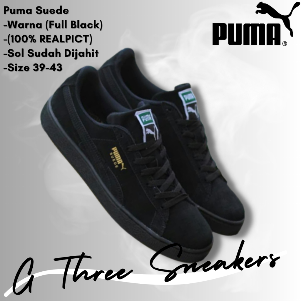 Sepatu Men, SWEEDE MADE IN VIETNAM Sepatu Suede Full Black Original OEM ...