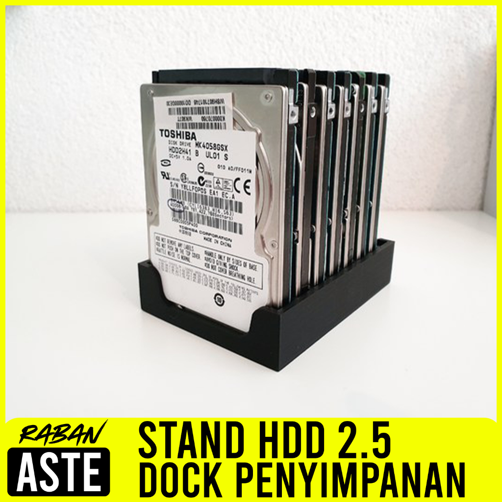 2.5 inch HDD Storage Stand Dock Holder 2.5" 10 slots | Shopee Malaysia