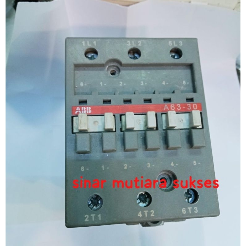 Contactor ABB A63 -30 125A 3 phase 220V | Shopee Malaysia