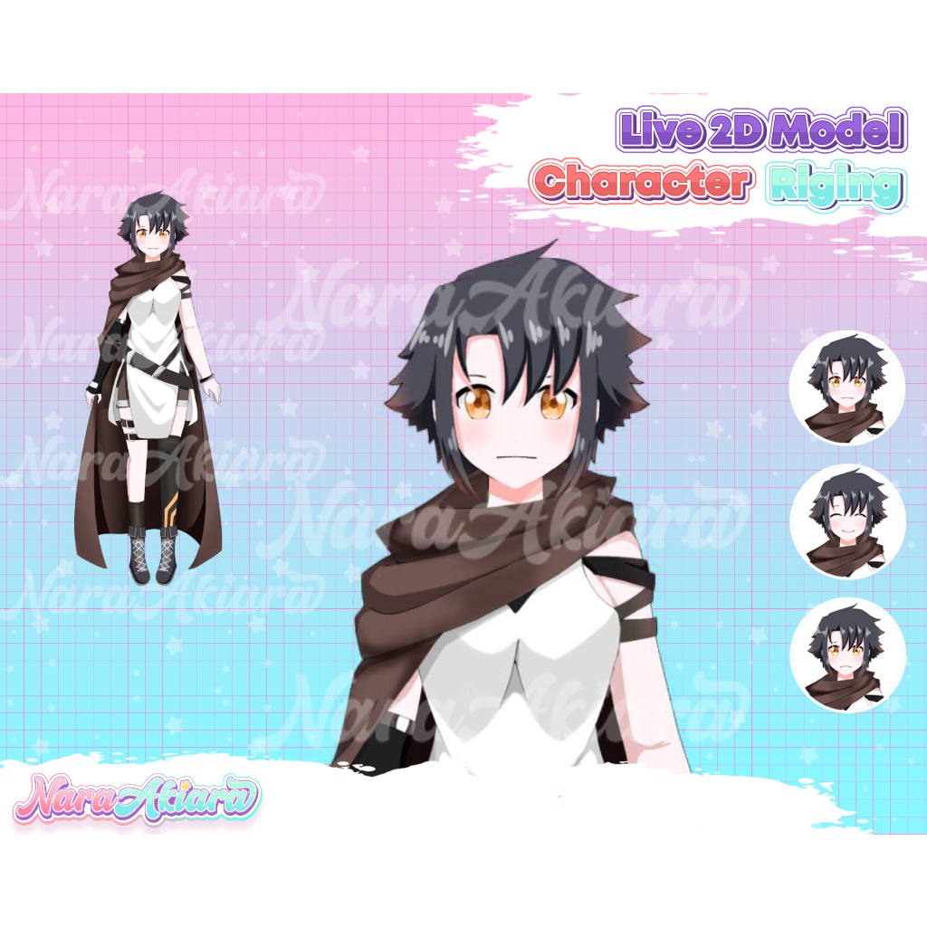 Strengthen Your Brand with Vtuber Live2d Anime Characters, Ready to Use ...