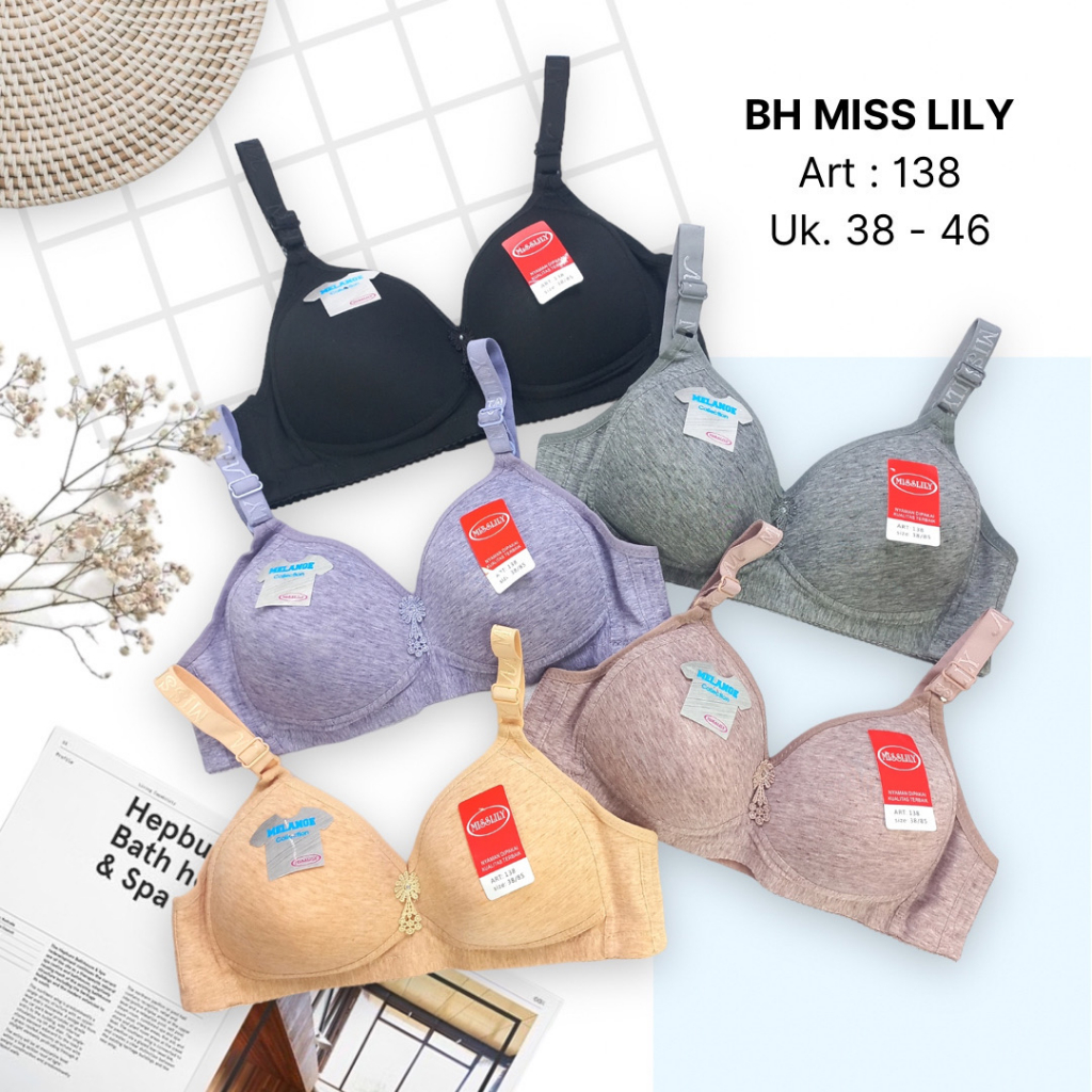 Thin Foam Jumbo Bra | Misslily Bra 3 Hooks | Big Cup Bra | Women's Bra ...